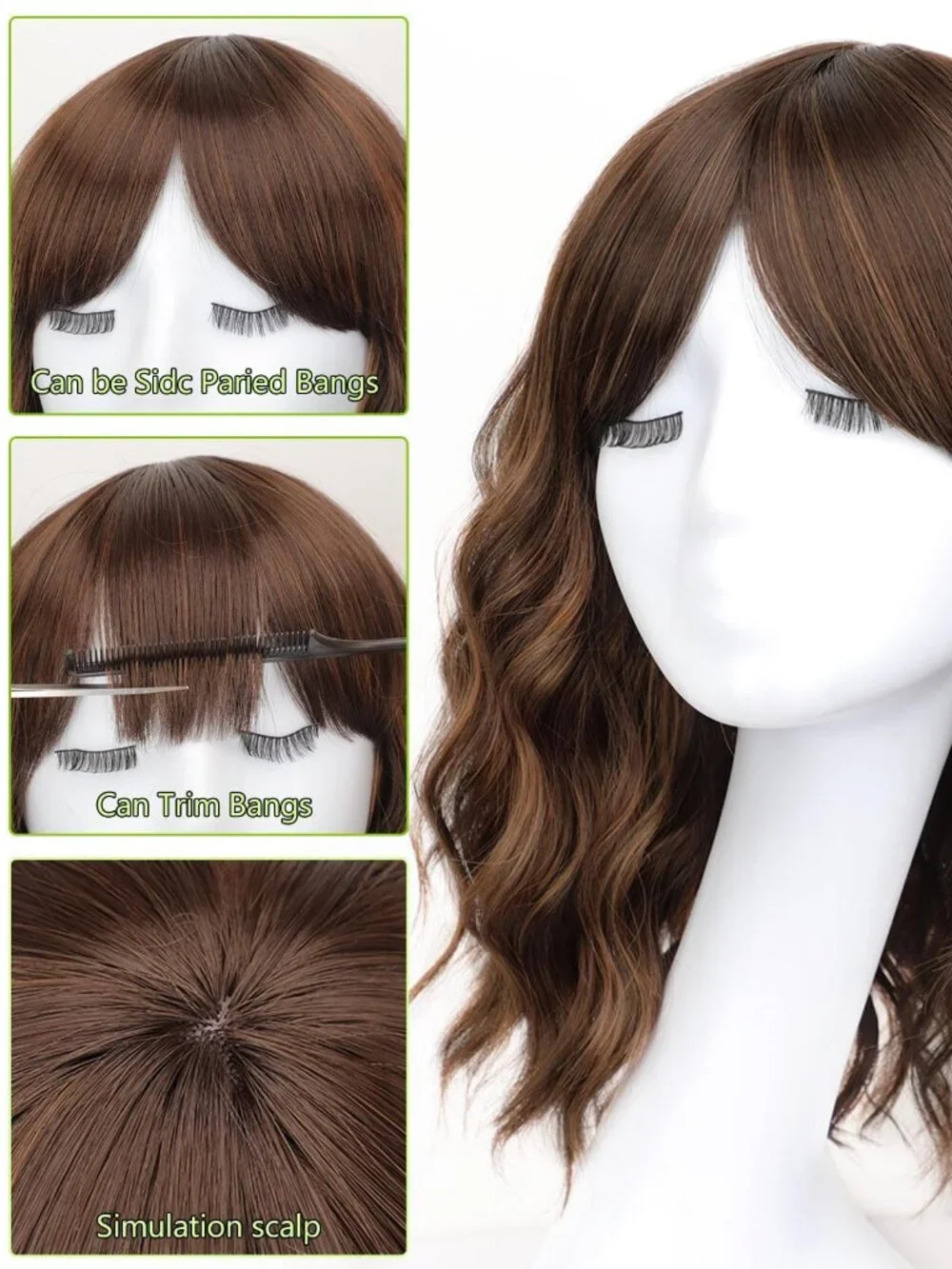 AISI | Hair | New Aisi Hair French Caramel Balayage Brown Synthetic ...